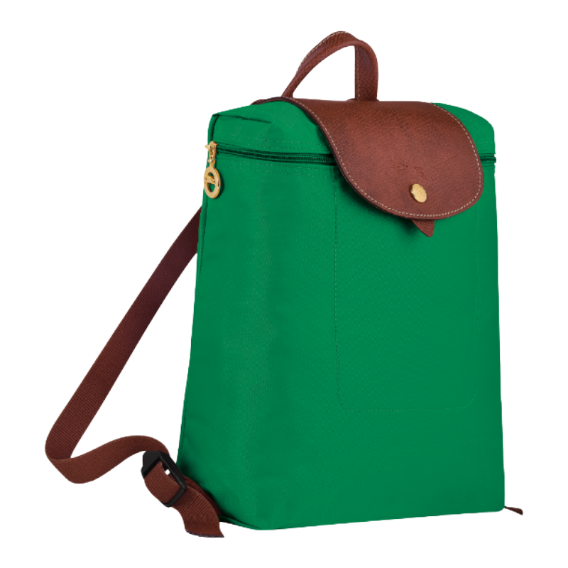 Longchamp Green Backpack | Le Pliage Medium